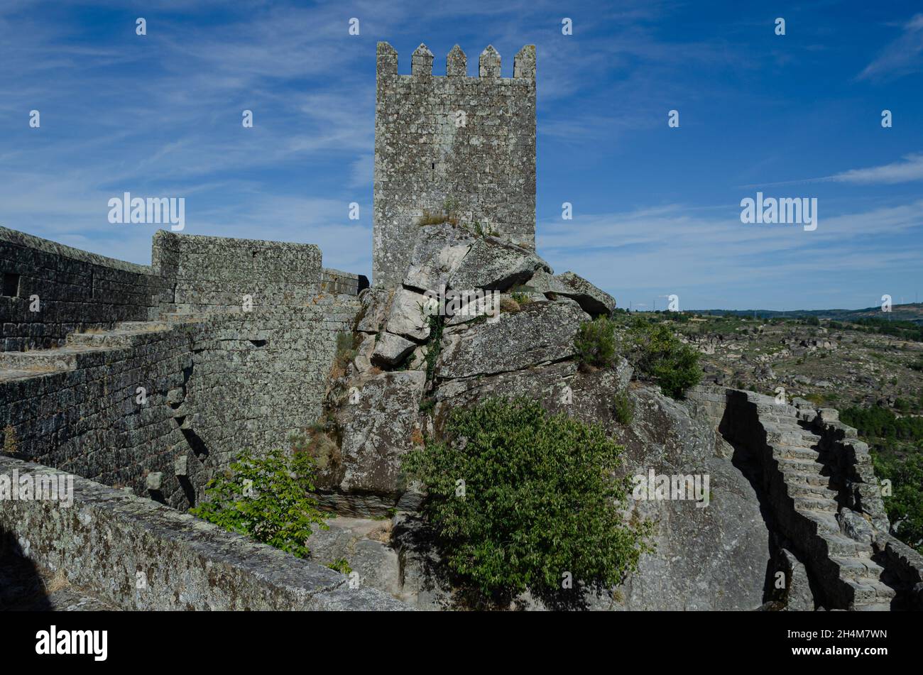 Sortelha, a historical mountain village, built within Medieval ...