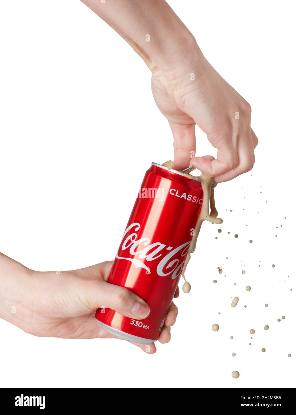 Coca cola can black background hi-res stock photography and images - Alamy