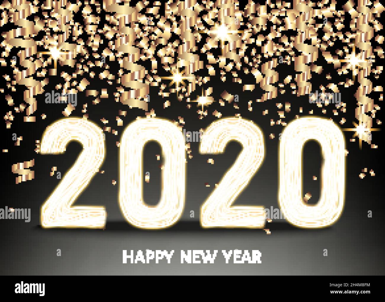 2020 neon Stock Vector Images - Alamy