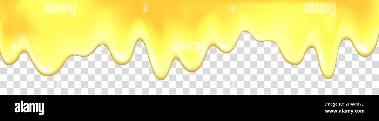 Honey drip. Golden syrup, caramel, jam, liquid oil. Yellow paint ...
