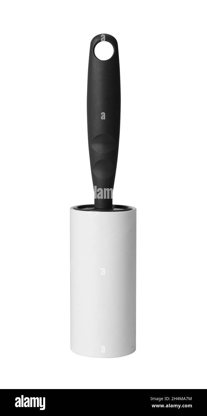 Roller for cleaning clothes from wool, pet hair on clothes isolated on ...