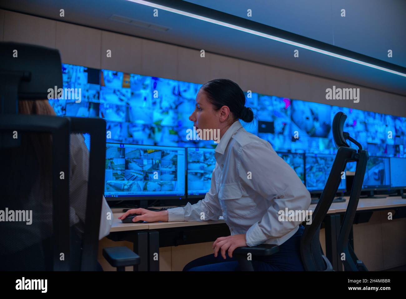 Cctv monitors control room monitoring hi-res stock photography and ...