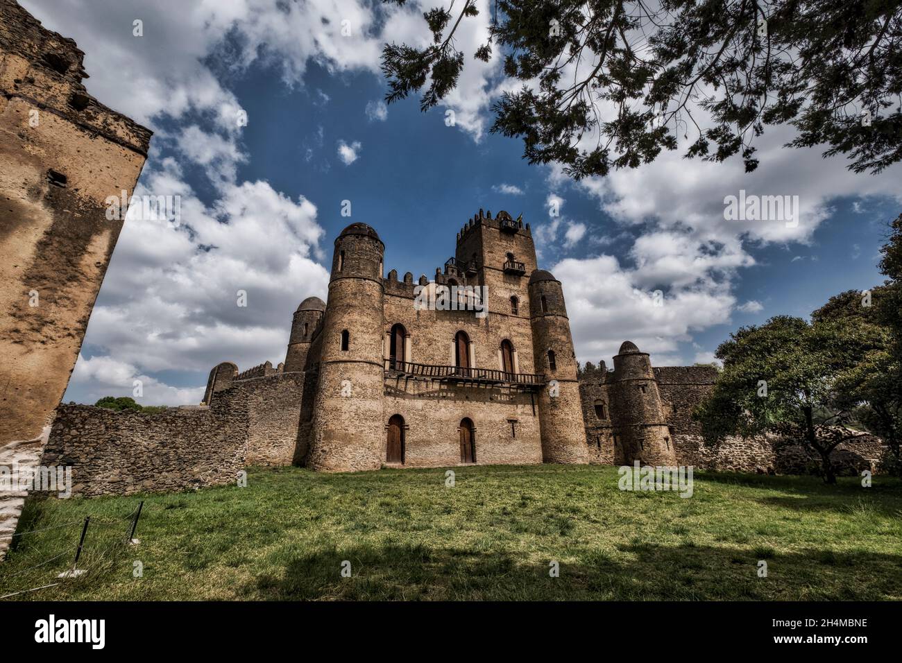 Castles in Gondar, Ahmara, Ethiopia Stock Photo - Alamy