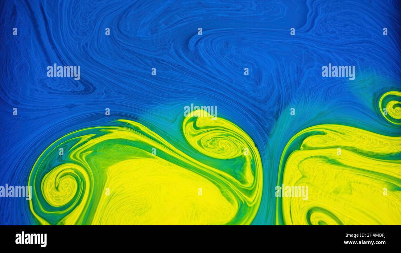 Beautiful mix bright streams paint hi-res stock photography and images ...