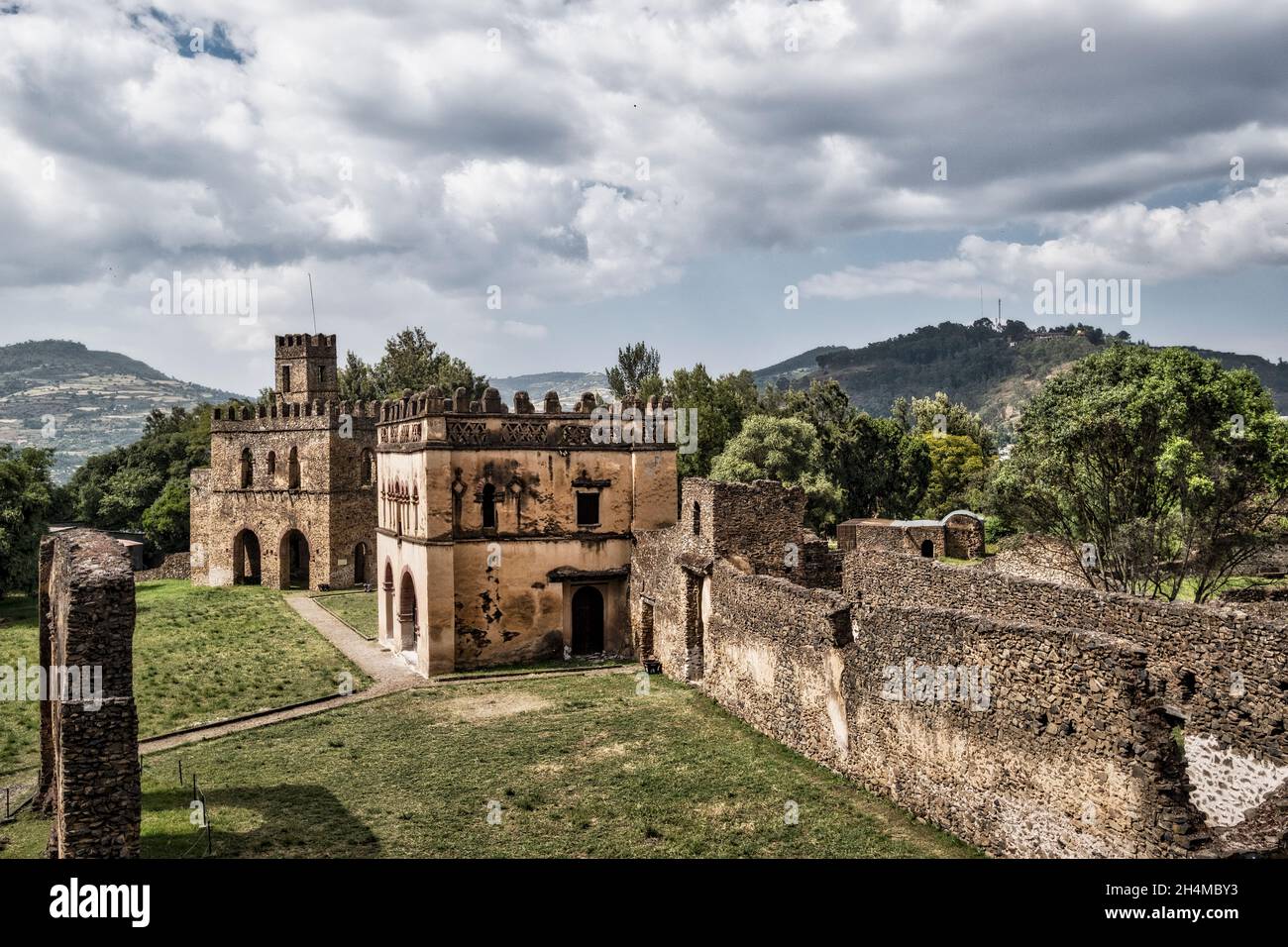 Castles in Gondar, Ahmara, Ethiopia Stock Photo - Alamy