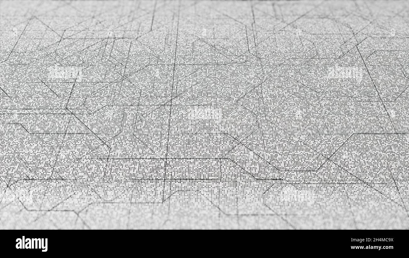 Scheme of moving lines on white background. Animation. Animated path ...