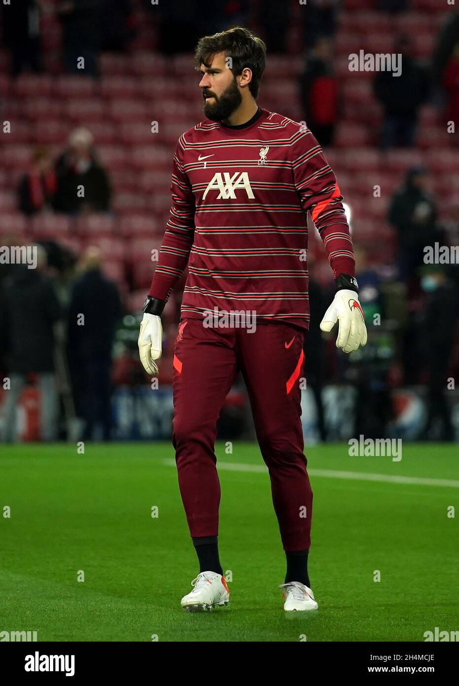 Prior the uefa champions league group b match at anfield hi-res stock ...