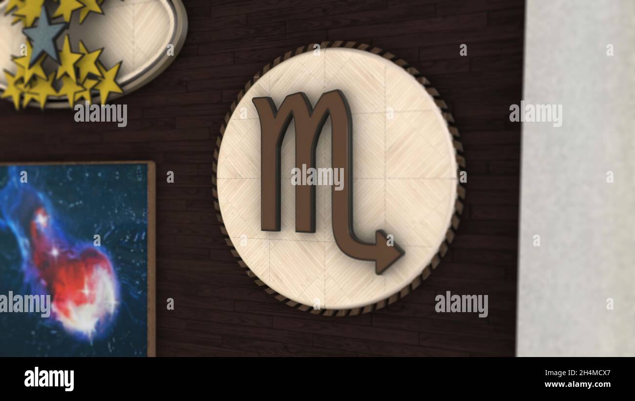 Abstract animation of astrological sign. Animation. Animation of ...