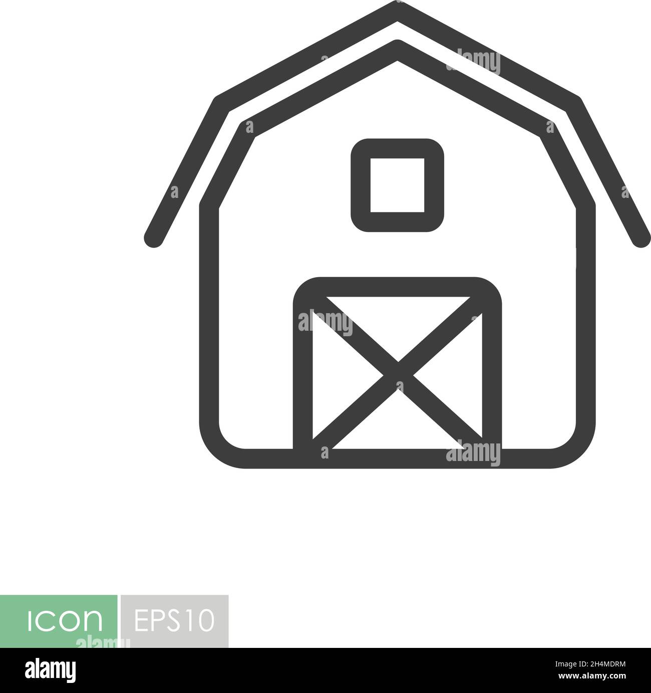 Barn icon. Farm animal sign. Graph symbol for your web site design ...