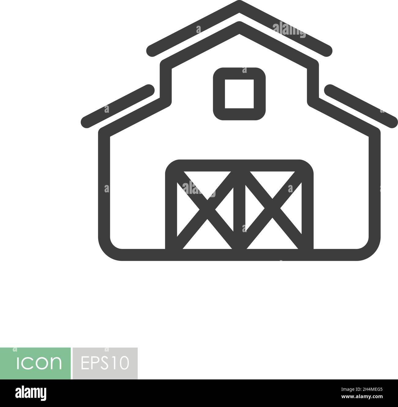 Barn icon. Farm animal sign. Graph symbol for your web site design ...
