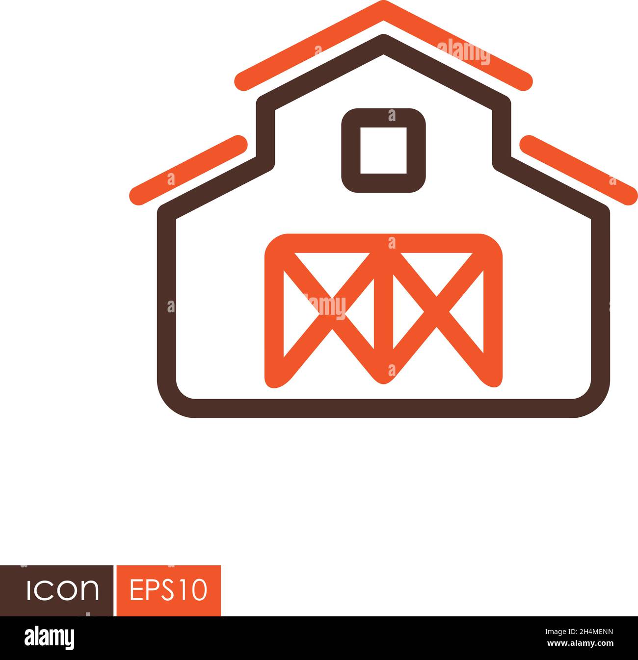 Barn icon. Farm animal sign. Graph symbol for your web site design ...