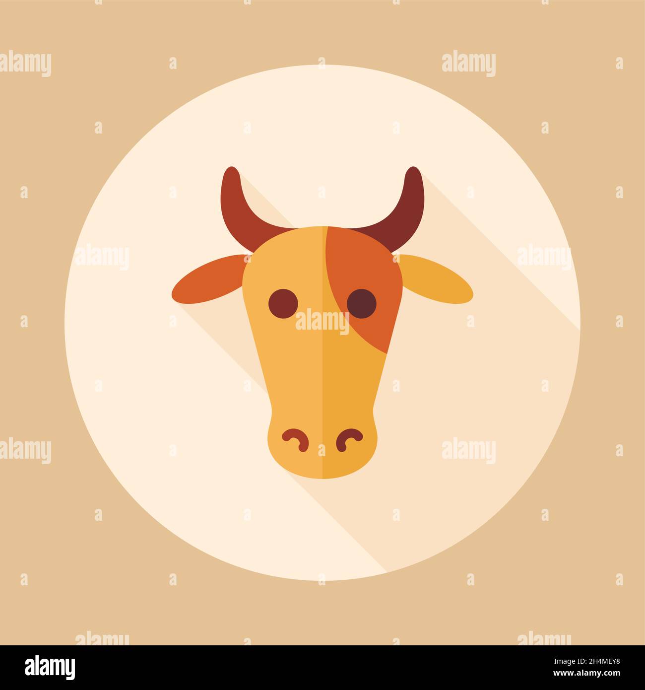 Cow icon. Animal head. Farm sign. Graph symbol for your web site design ...