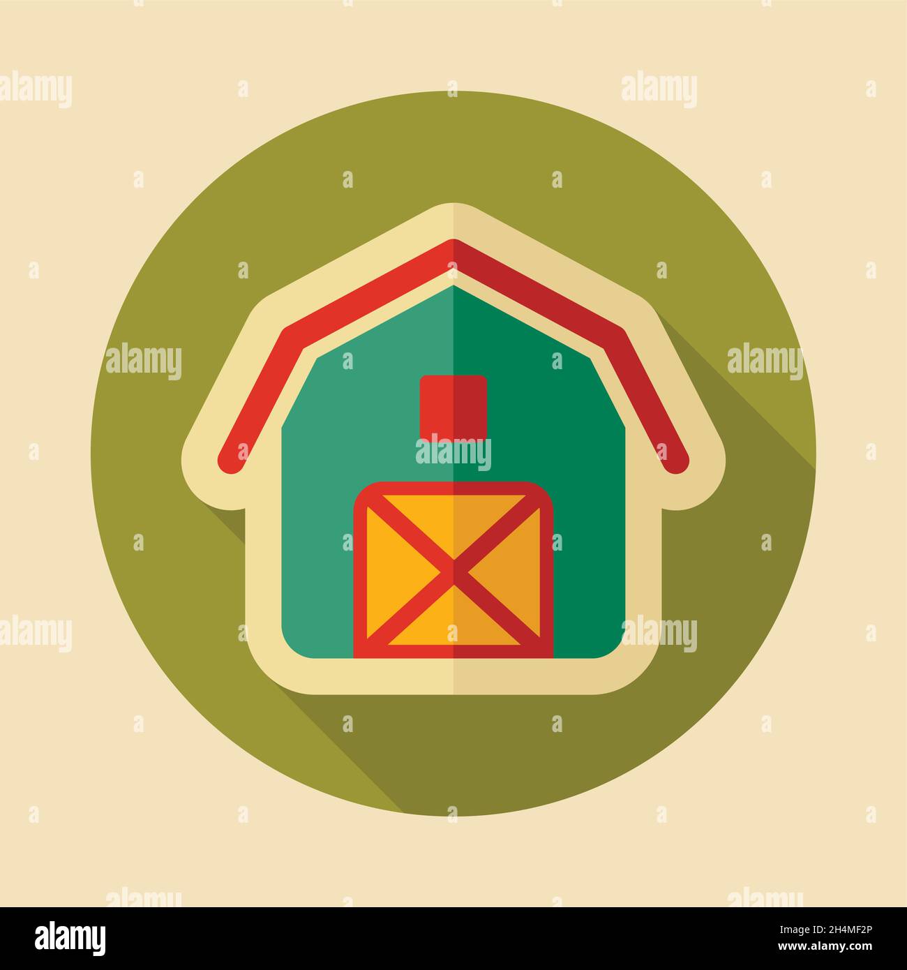 Barn icon. Farm animal sign. Graph symbol for your web site design ...