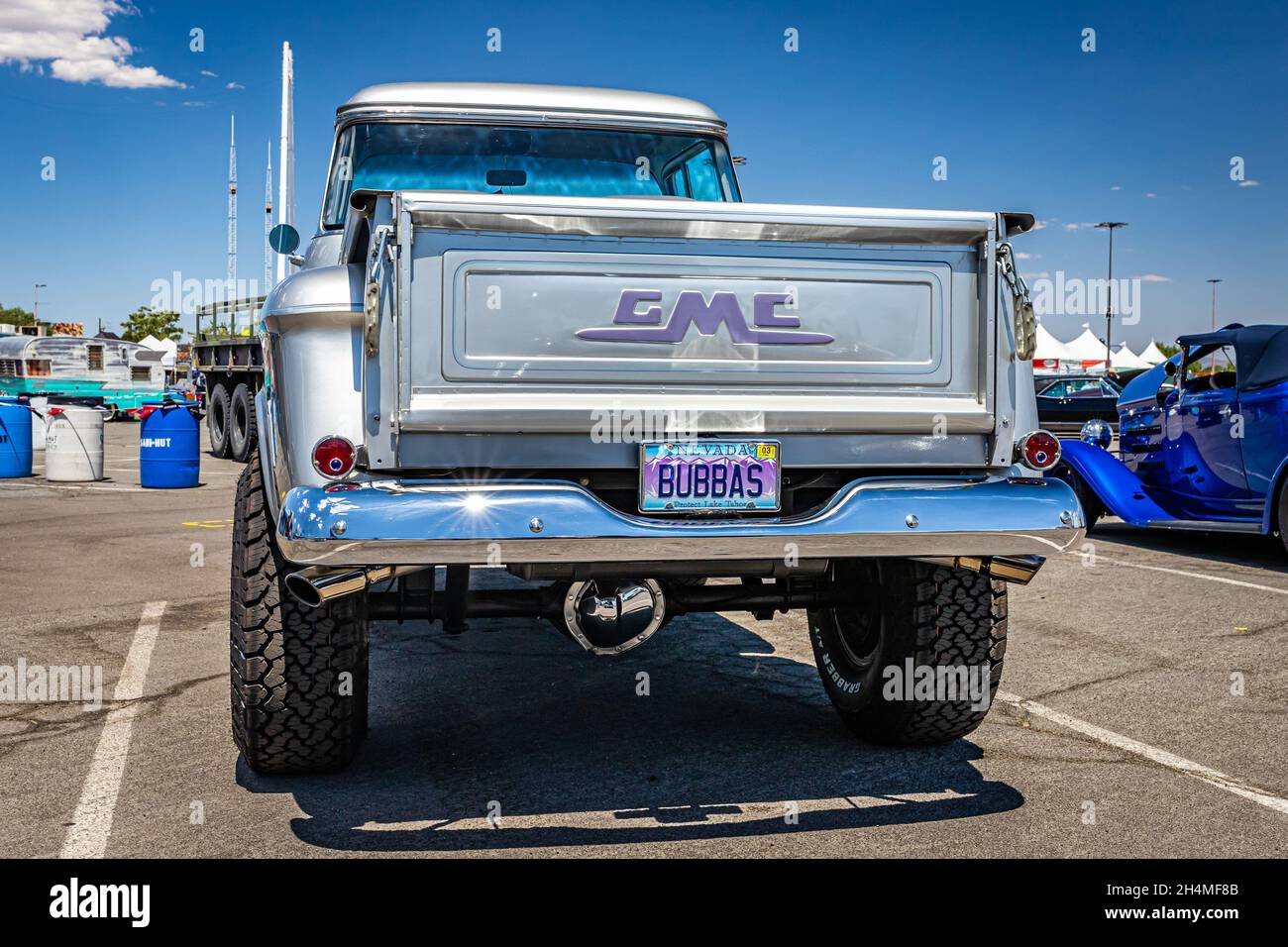 Reno, NV - August 4, 2021: 1956 GMC Blue Chip Series Stepside Pickup ...