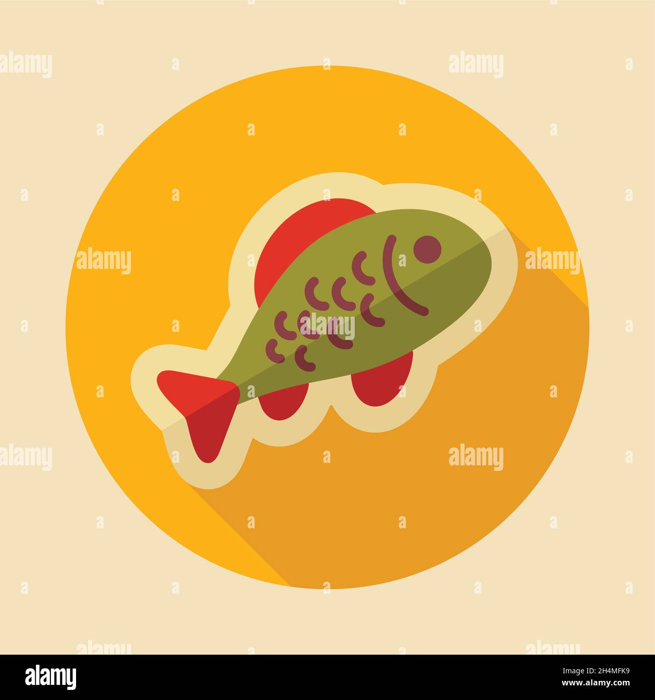 Fish icon. Farm animal sign. Graph symbol for your web site design ...