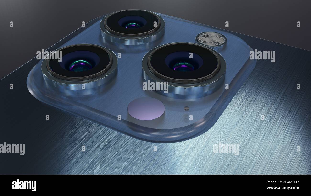 Kiev, Ukraine - November 3, 2021: Close up view of digital camera ...