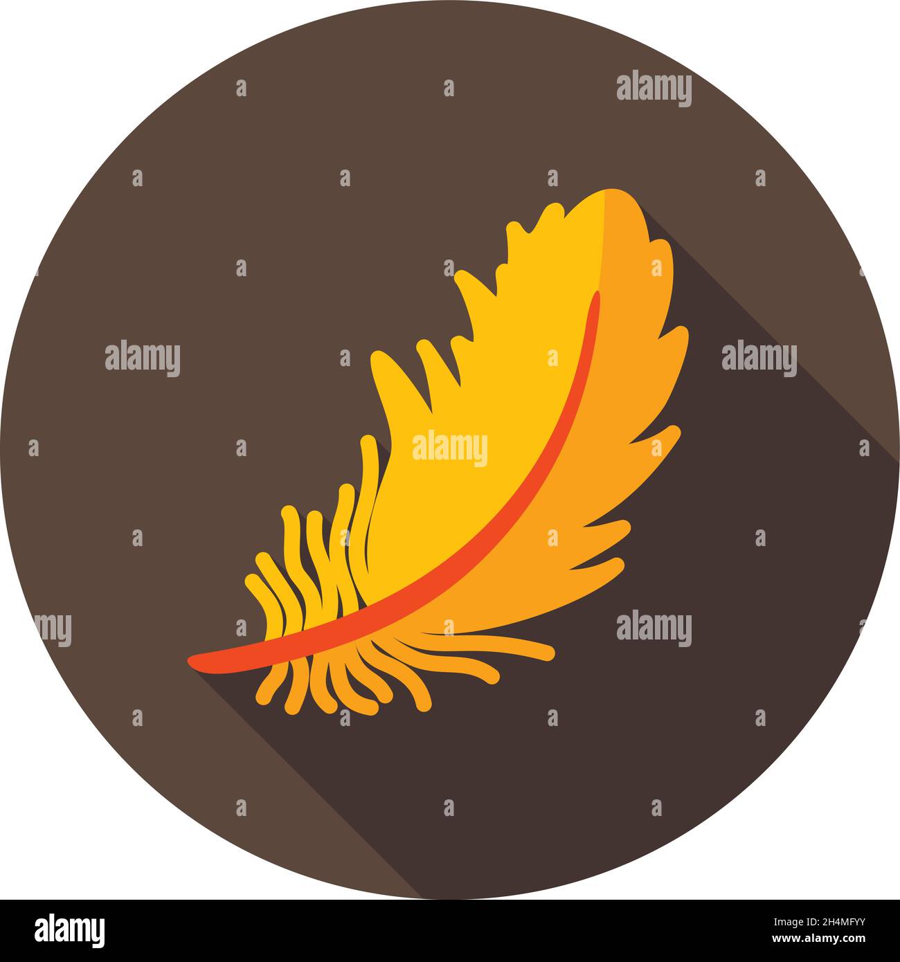 Feather icon. Farm animal sign. Graph symbol for your web site design ...