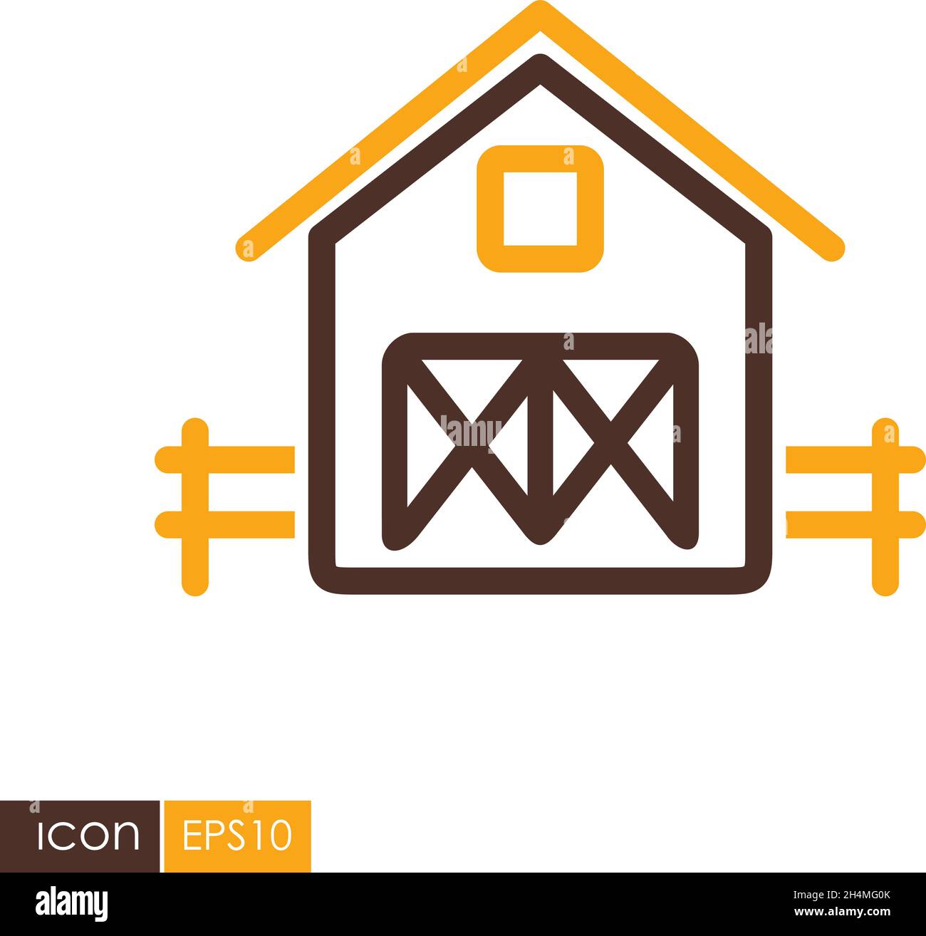 Barn icon. Farm animal sign. Graph symbol for your web site design ...