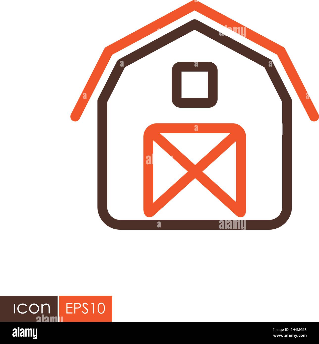Barn icon. Farm animal sign. Graph symbol for your web site design ...