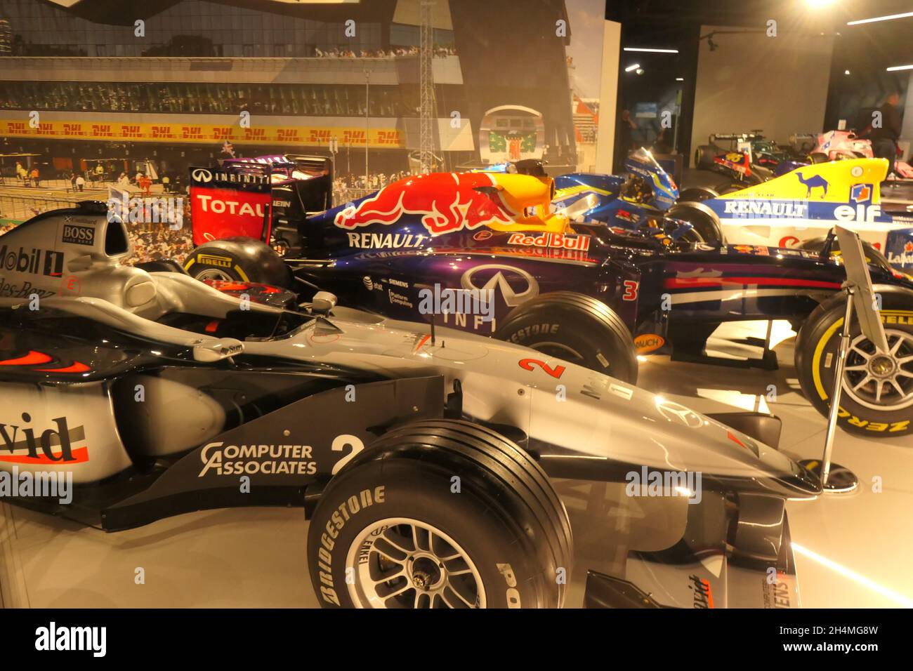 David Coulthard car at Silverstone museum Stock Photo - Alamy