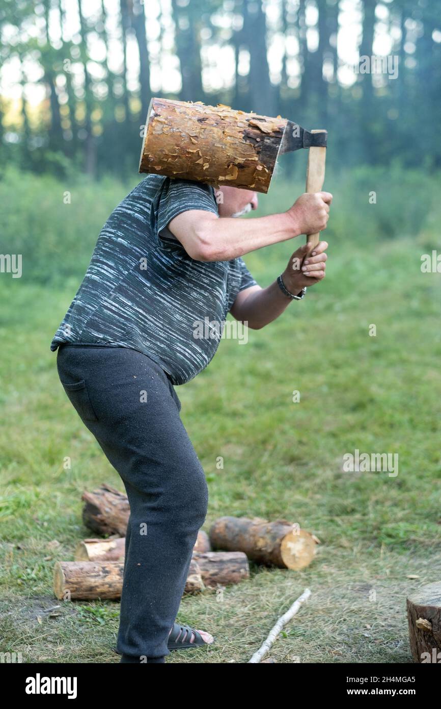 Weird Looking Wood Axe