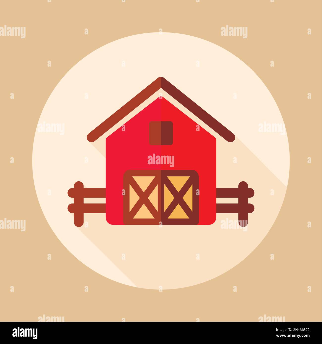 Barn icon. Farm animal sign. Graph symbol for your web site design ...