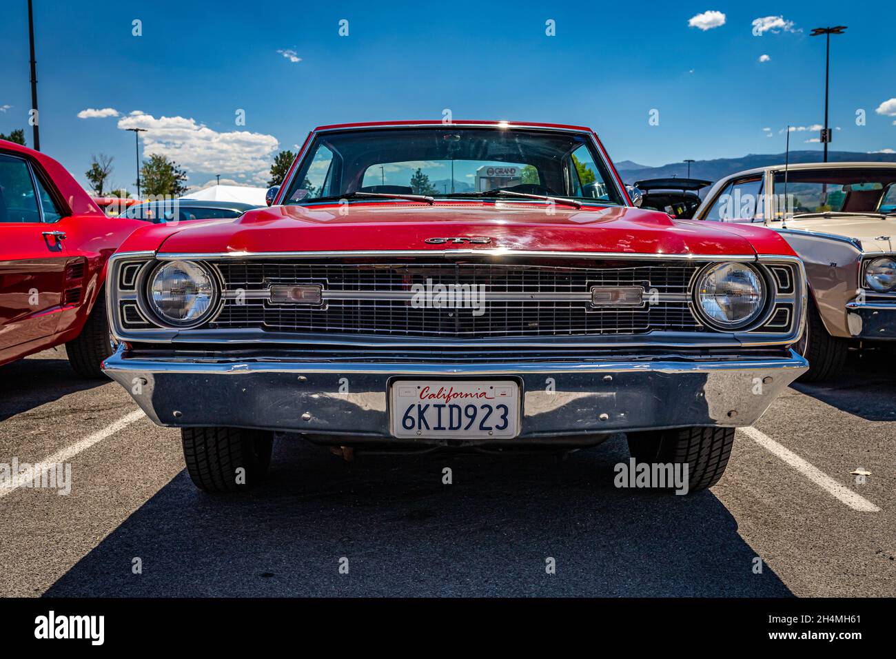 Reno, NV - August 4, 2021: 1969 Dodge Dart GTS Hardtop Coupe at a local ...