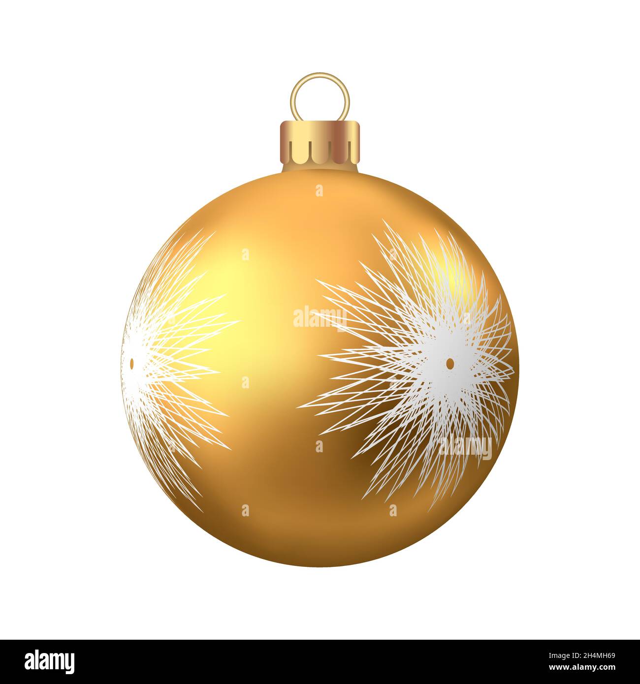 Gold bauble Stock Vector Images - Alamy