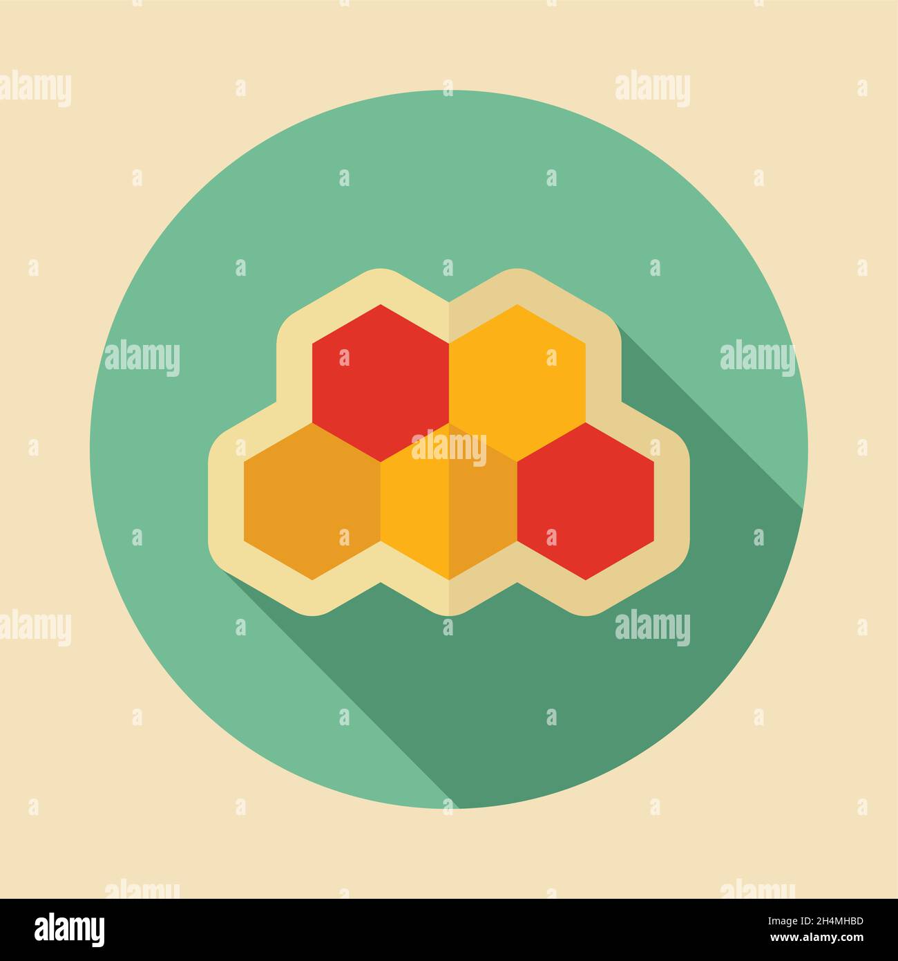 Honeycomb bee icon. Farm animal sign. Graph symbol for your web site ...