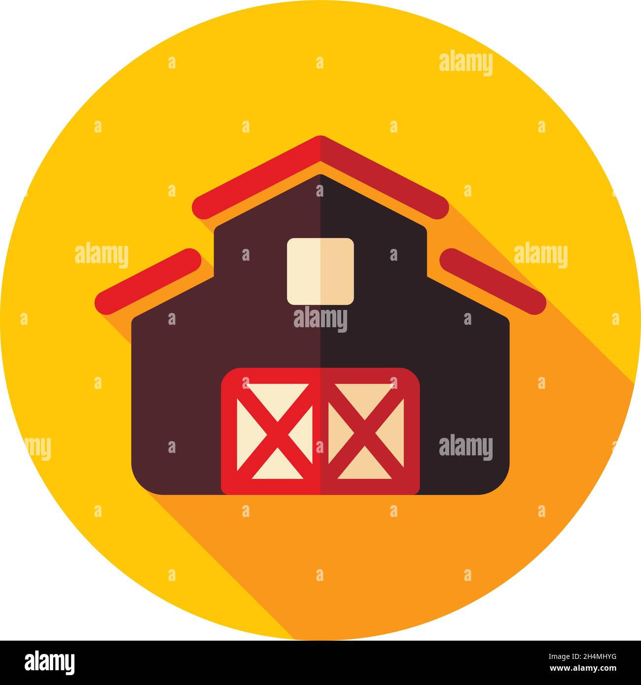 Barn icon. Farm animal sign. Graph symbol for your web site design ...