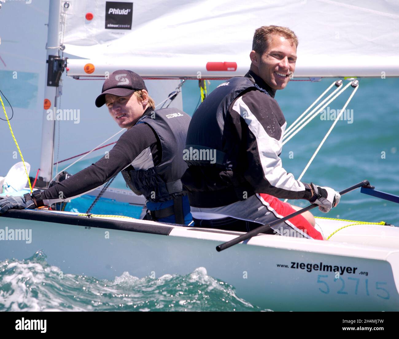 Simon Cooke & Scott Illingworth competing in the International 420 ...