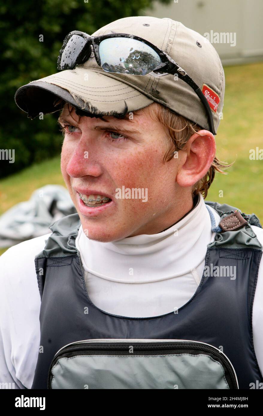 Peter Burling - New Zealand competing in the International 420 Class ...