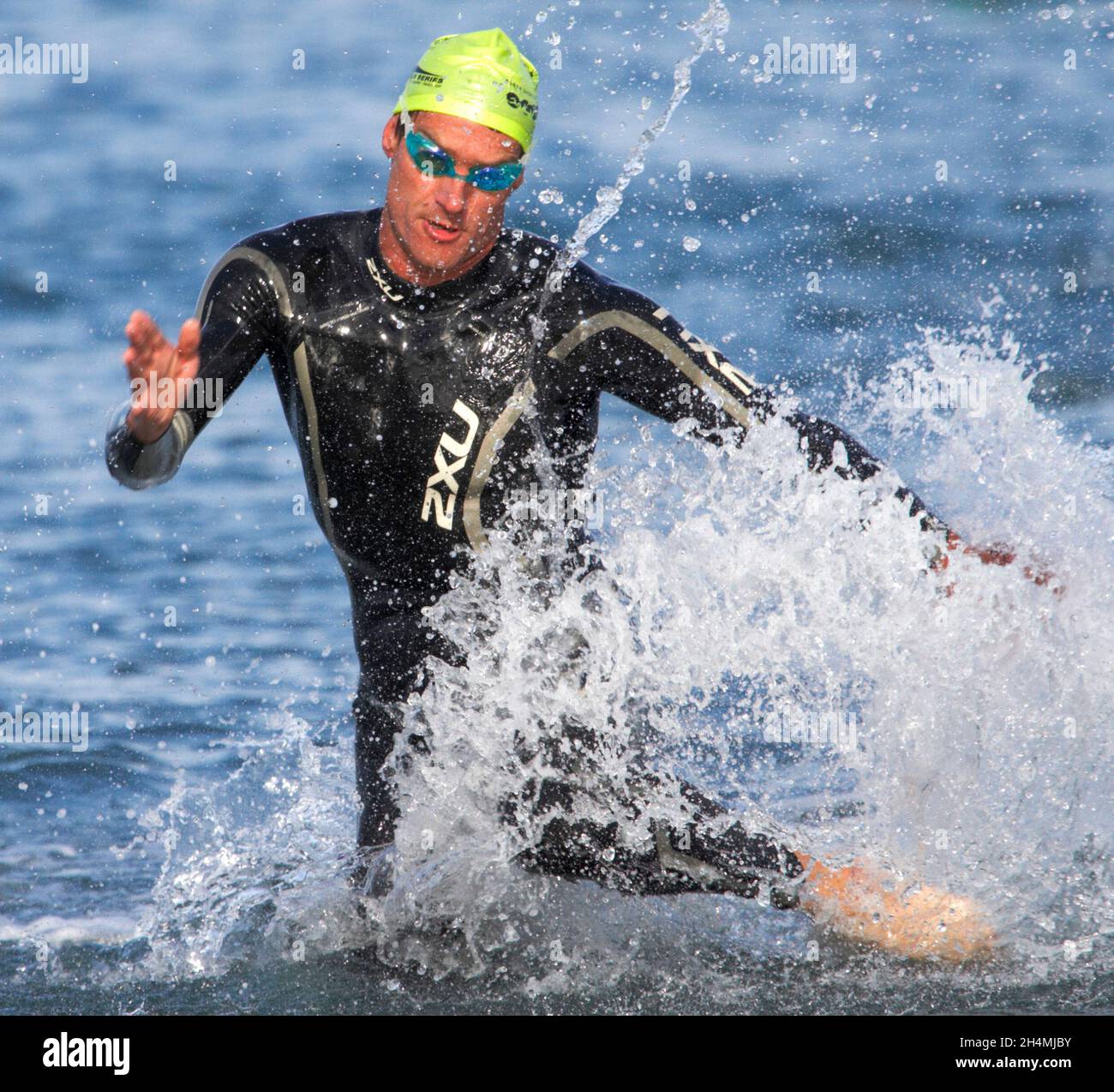 Brent Foster competing in the 9th North Shore Beach Series, Takapuna ...
