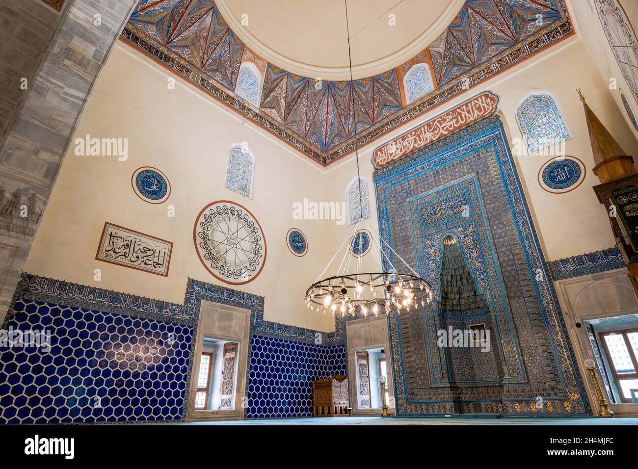 The Green Mosque (Turkish: Yeşil Camii), also known as the Mosque of ...