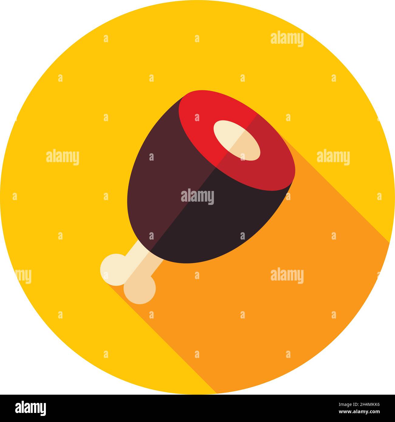 Meat leg icon. Farm animal sign. Graph symbol for your web site design ...