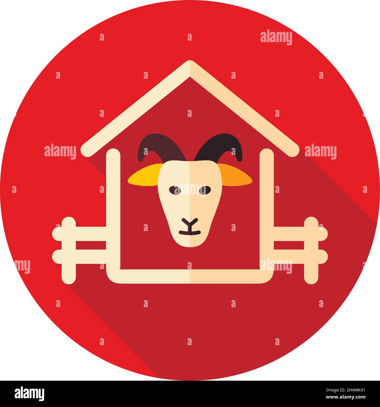 Wood gate goat hi-res stock photography and images - Alamy