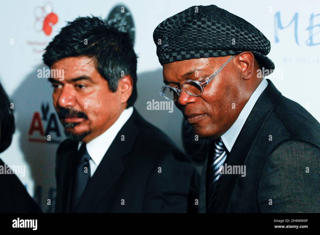 Actor George Lopez and Samuel L. Jackson attends red carpet arrivals ...