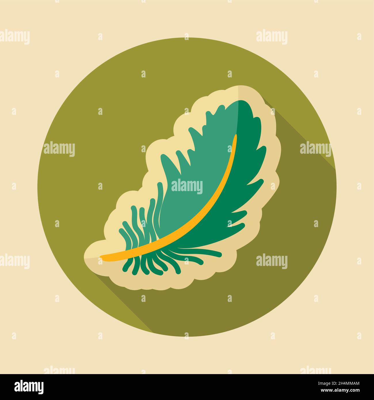Feather icon. Farm animal sign. Graph symbol for your web site design ...