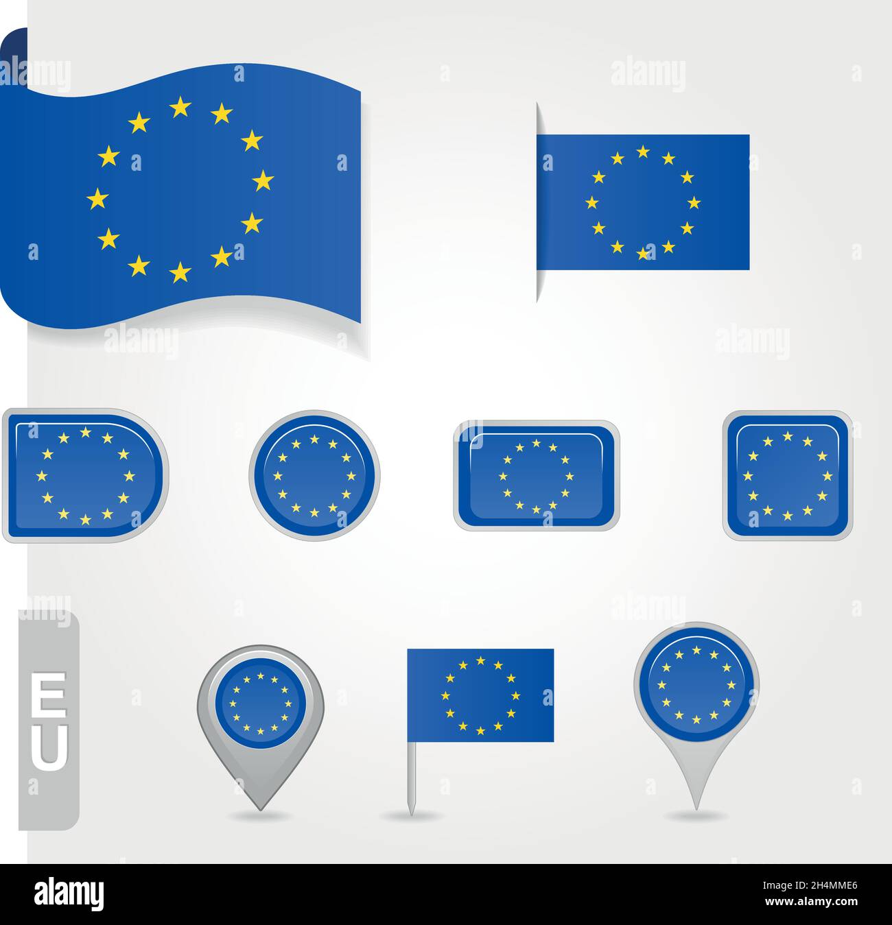 Unification of europe Stock Vector Images - Alamy
