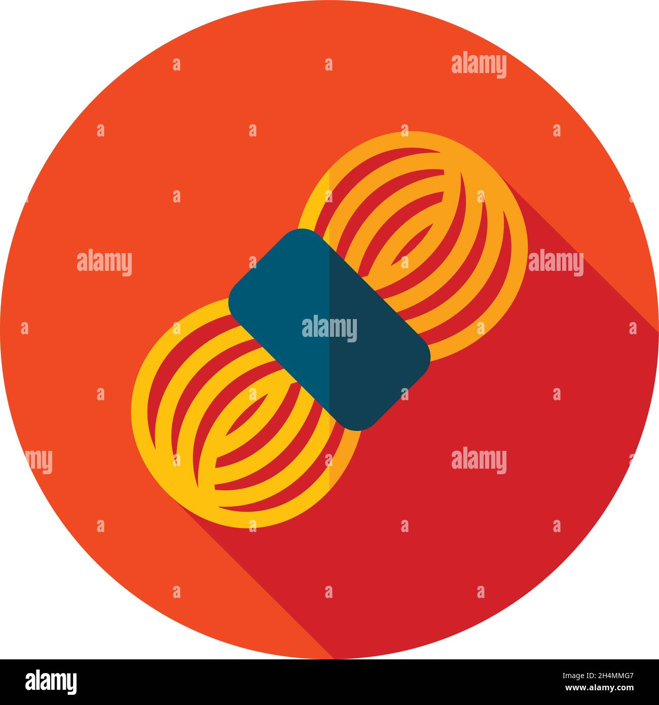 Roll of yarn icon. Farm animal sign. Graph symbol for your web site ...