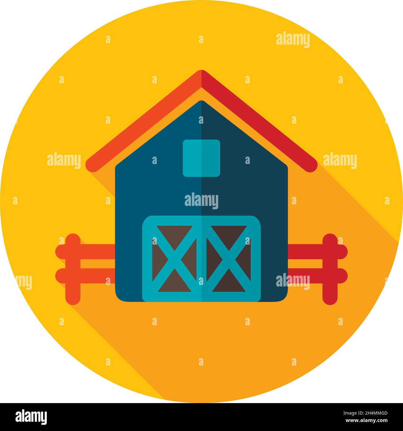 Barn icon. Farm animal sign. Graph symbol for your web site design ...