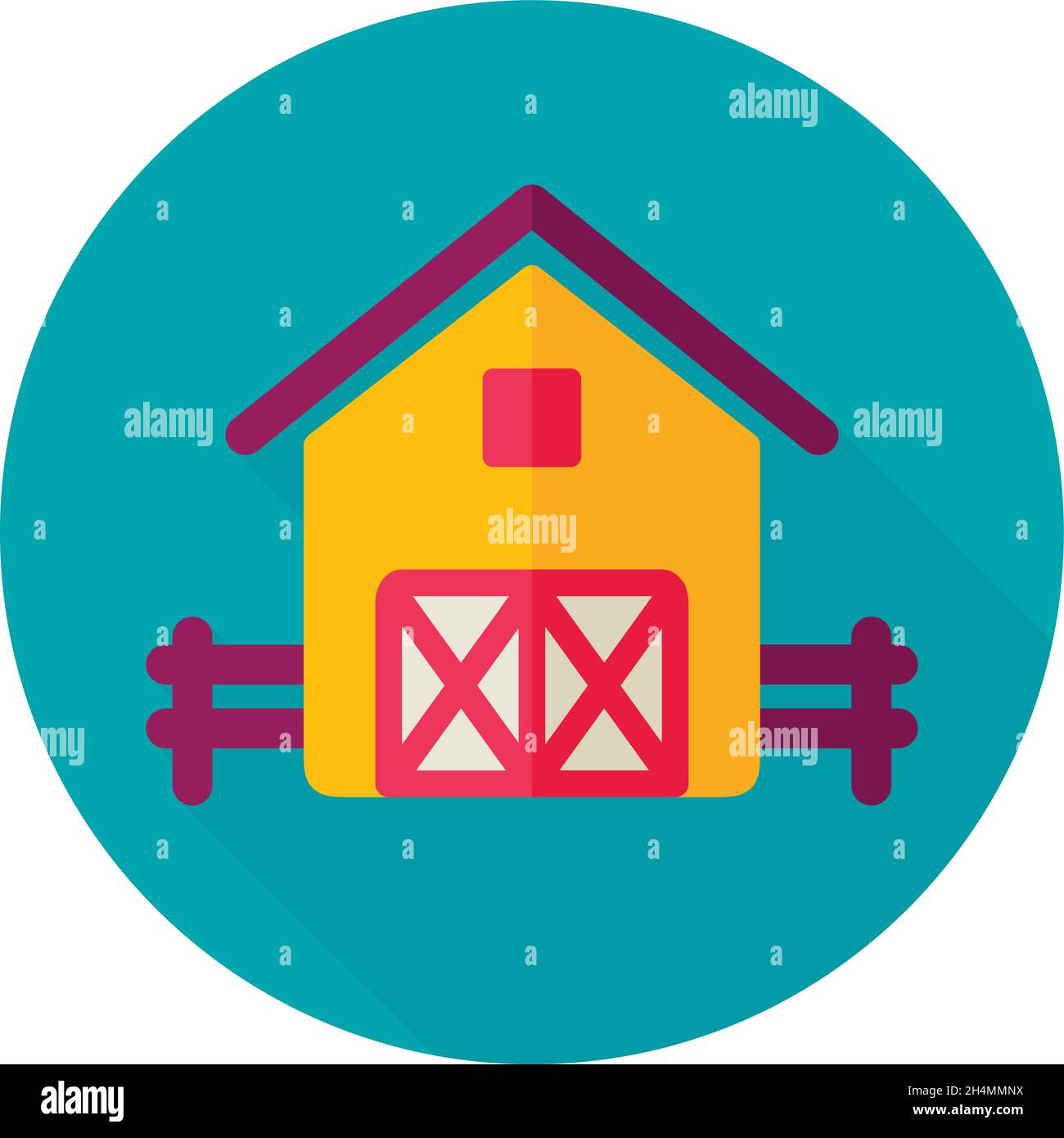 Barn icon. Farm animal sign. Graph symbol for your web site design ...