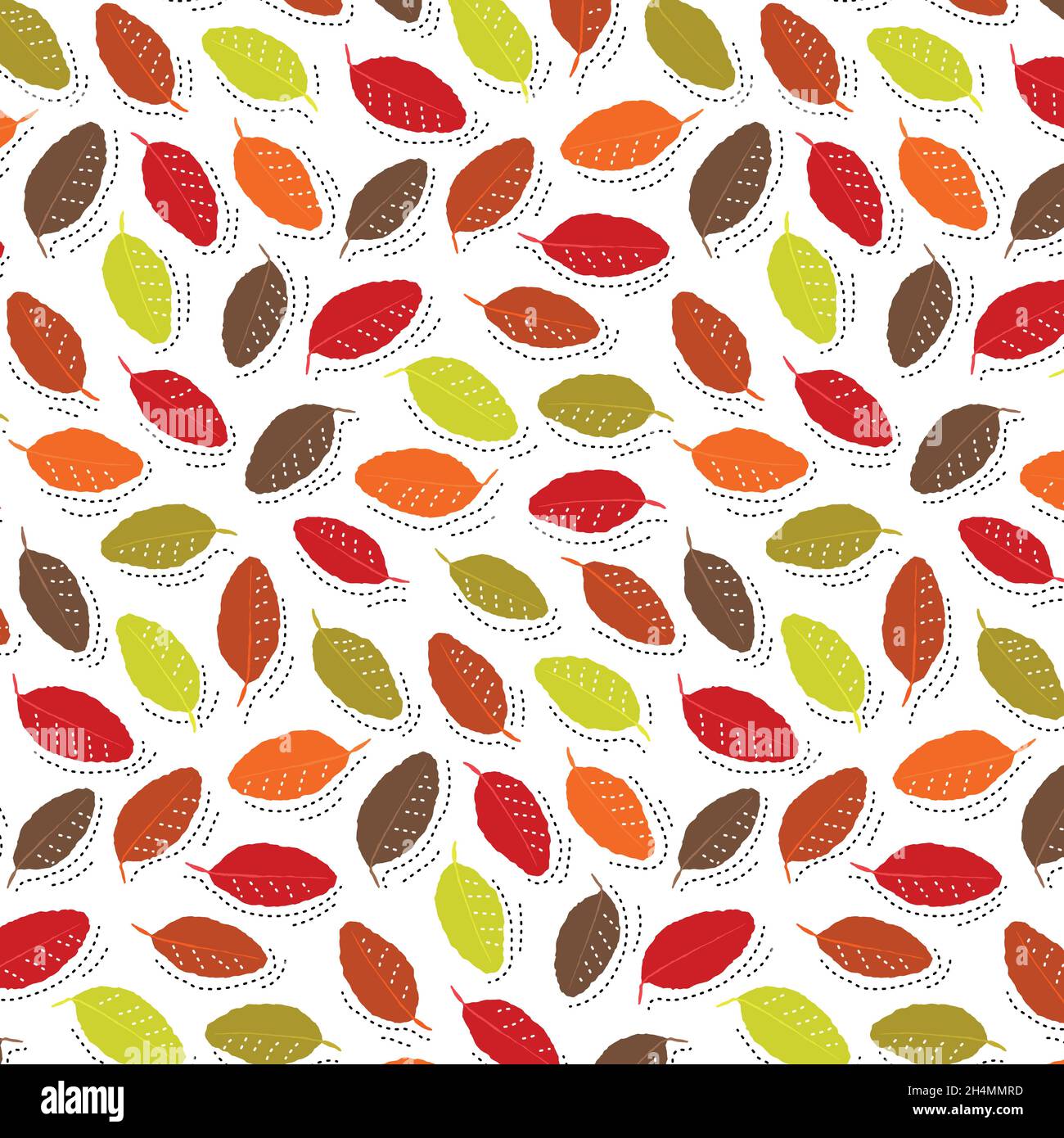 Decorative background with citrus plant parts, seamless pattern Stock ...