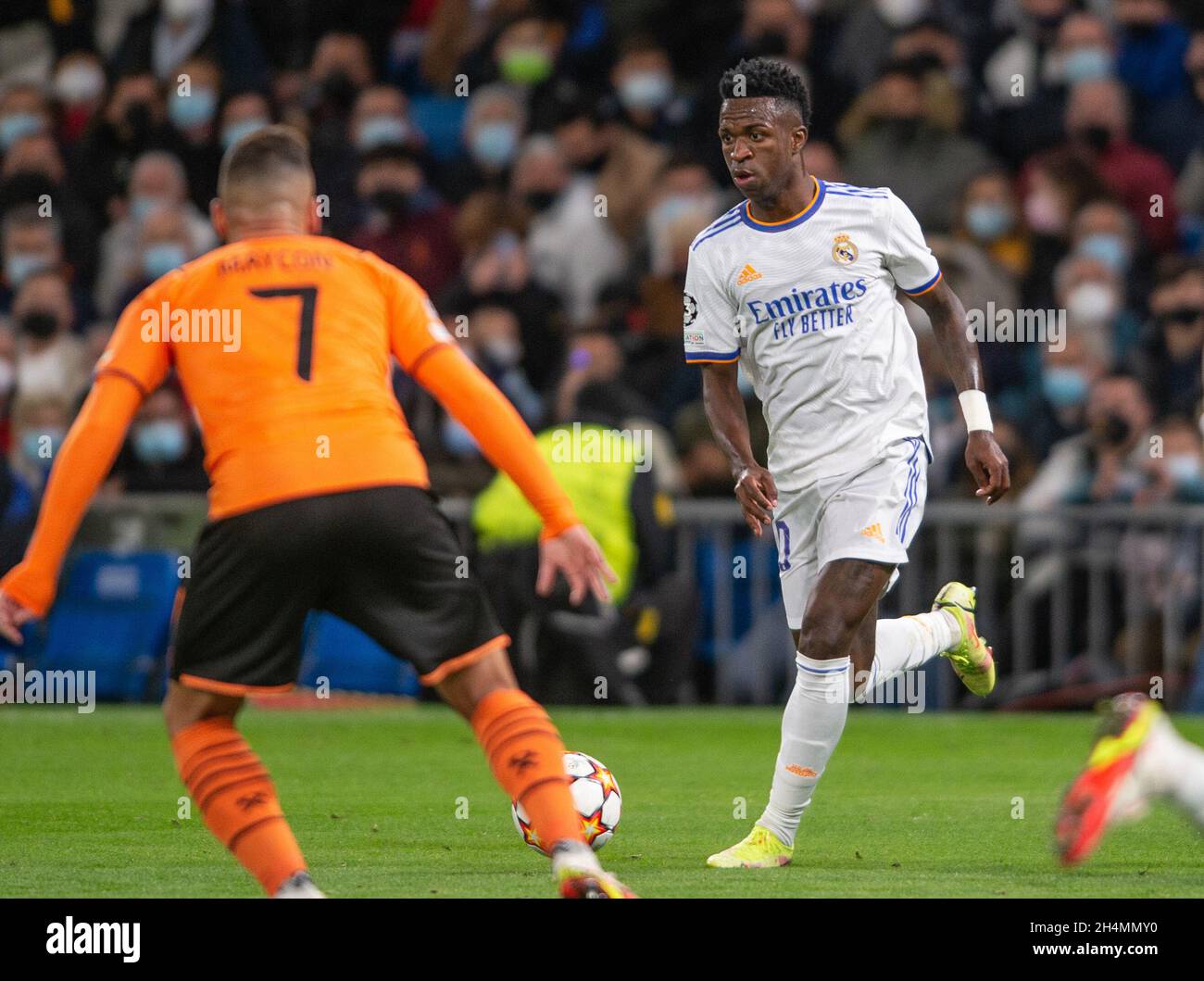 Estadio Santiago Bernabeu, Madrid, Spain. 3rd Nov, 2021. ECL Champions ...