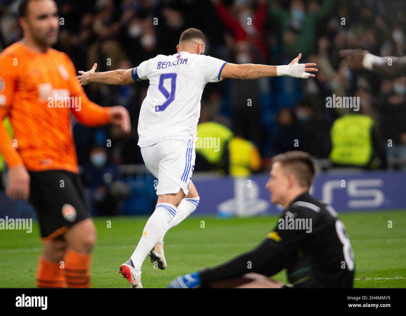 Estadio Santiago Bernabeu, Madrid, Spain. 3rd Nov, 2021. ECL Champions ...