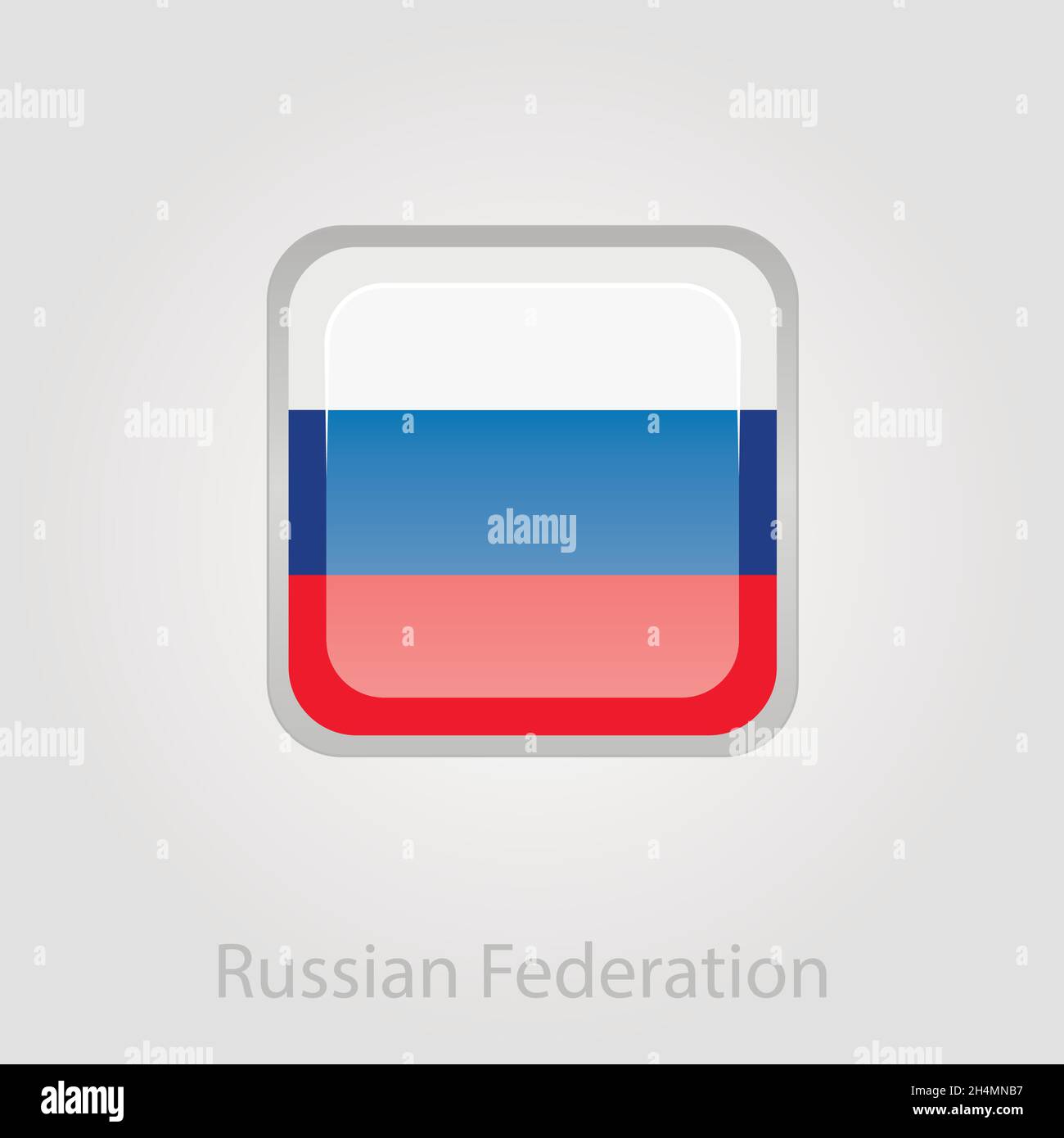 Russian flag button, isolated vector illustration eps 10 Stock Vector Image & Art - Alamy