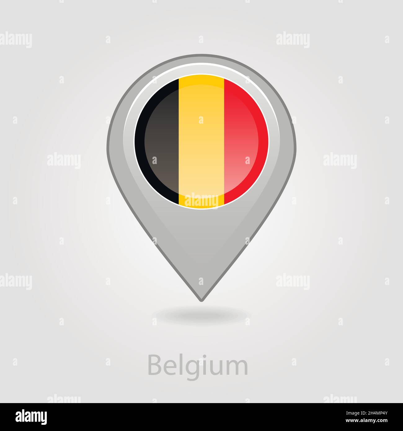 Map of belgium eps hi-res stock photography and images - Alamy