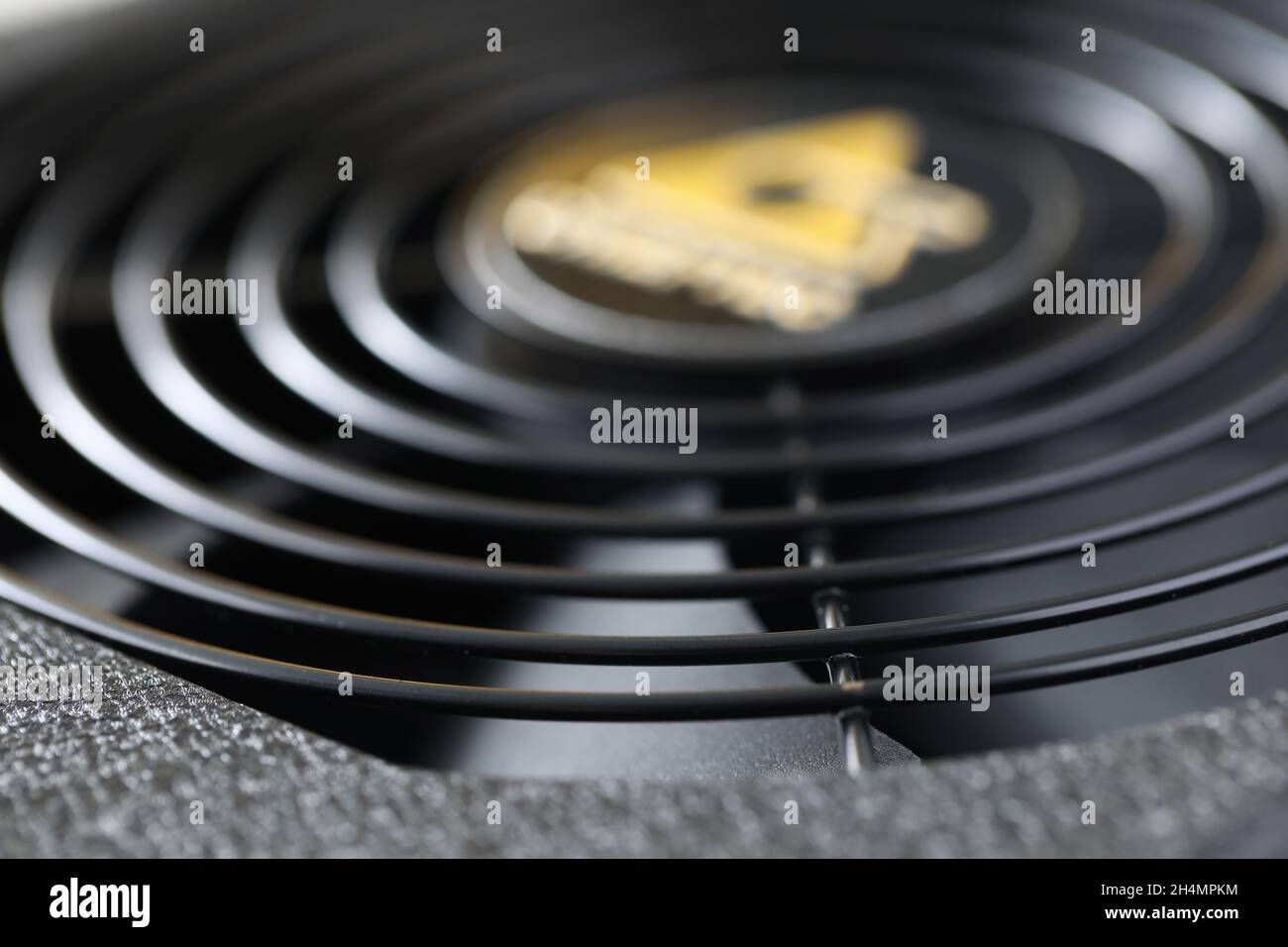 Caution sign on machine hi-res stock photography and images - Alamy