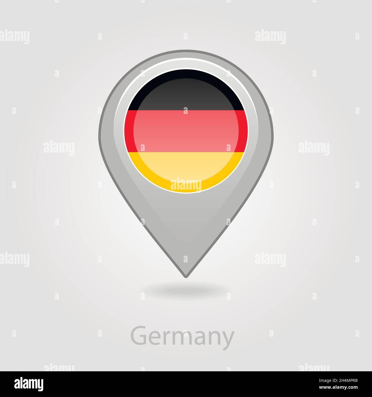 Golden map of germany Stock Vector Images - Alamy