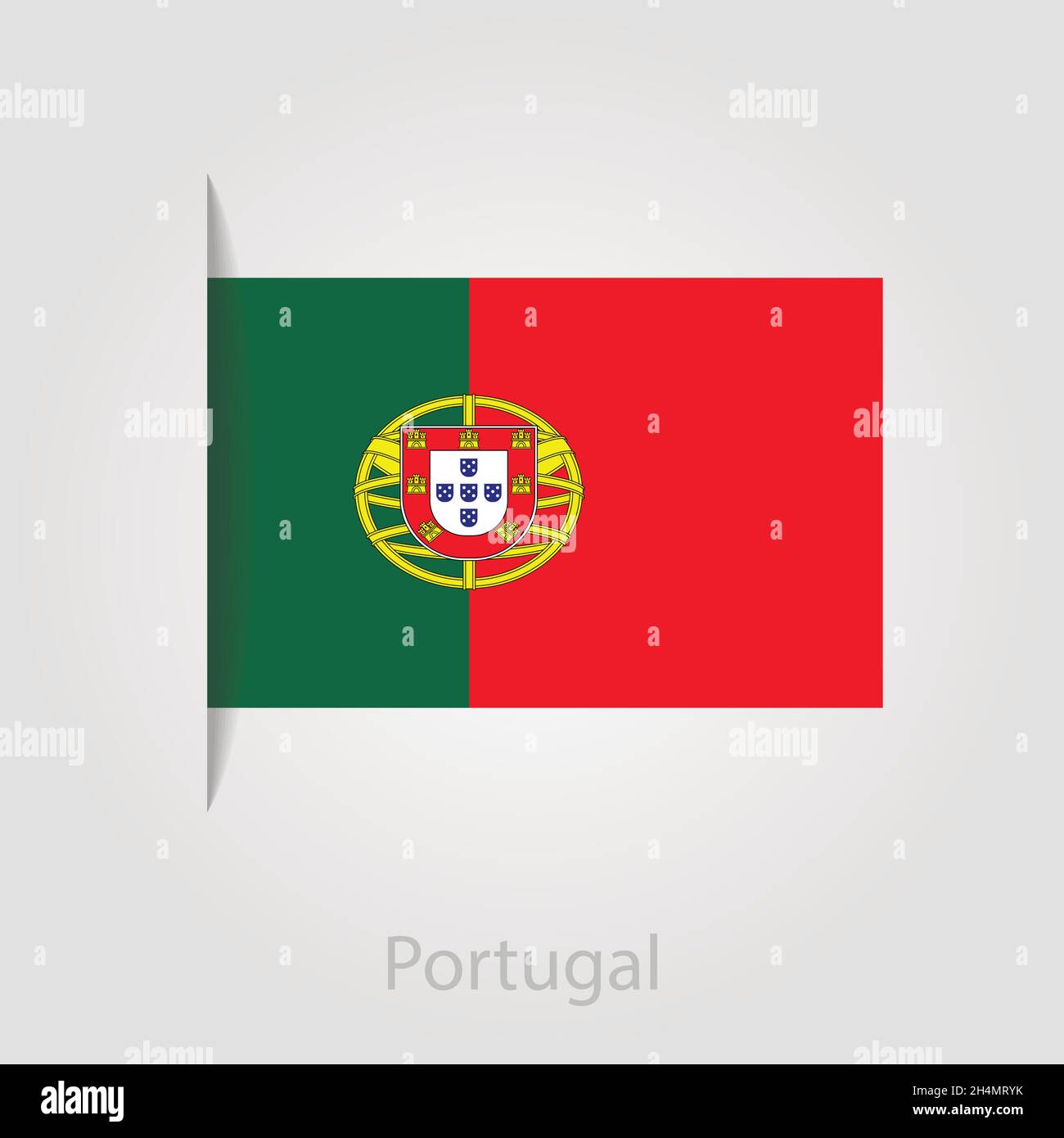 Portugal flag eps hi-res stock photography and images - Alamy